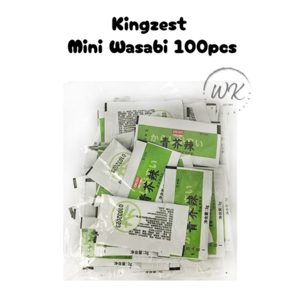 Kingzest mini wasabi sachet HALAL **New Packing 50pcs/100pcs/200pcs ...