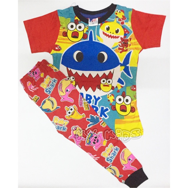 baby shark pyjamas (6m-24m) | Shopee Malaysia