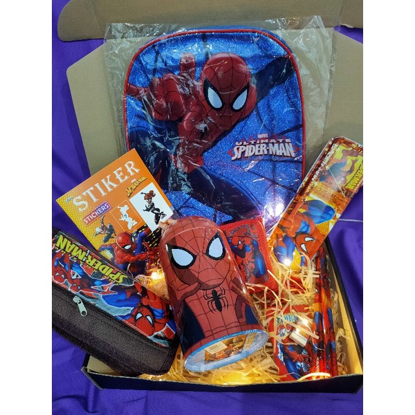 spiderman gift box birthday surprise kids Kanak Kanak lelaki boy murah🔥 ...
