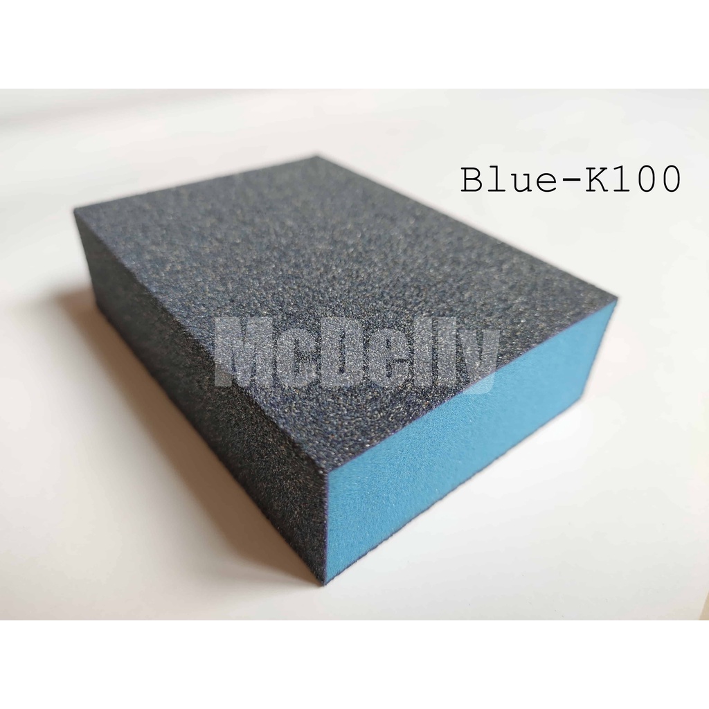 Abrasive Blue Foam Block (20pcs) K60, K100, K180 / Standard Block ...