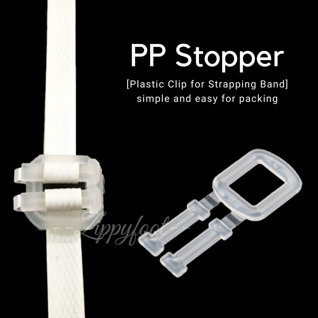 PP Stopper | Packing using Plastic String Band Packaging | Plastic Clip ...