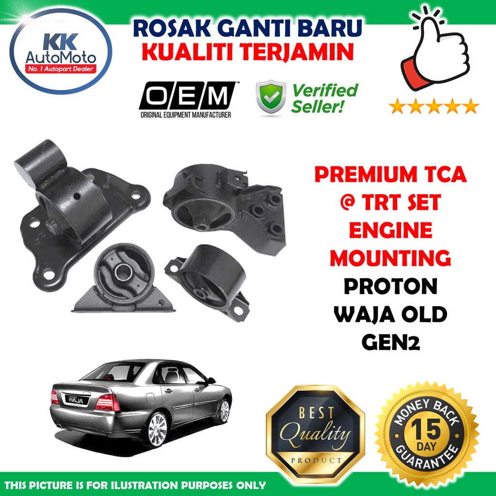 Proton Waja Old Persona Lama Gen2 - Premium 4 Pieces TCA @ TRT Set ...