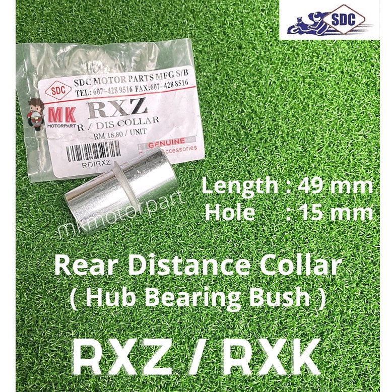 REAR DISTANCE COLLAR Yamaha RXZ / RXK Hub Bearing Bush Tengah [ 49mm x ...