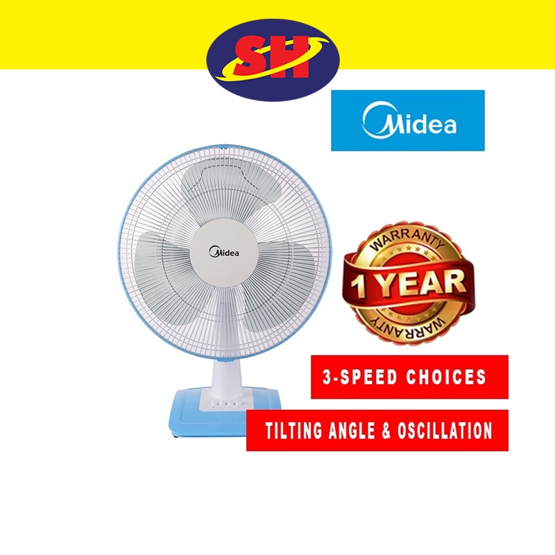 [𝐄𝐚𝐬𝐭 𝐌𝐚𝐥𝐚𝐲𝐬𝐢𝐚] Midea 12" Table Fan Kipas Meja 风扇 MF-12FT17NB | Shopee ...