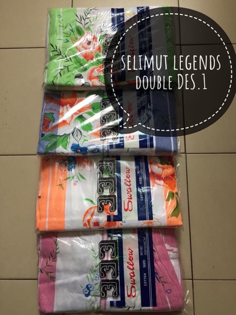 💝SELIMUT LEGEND SWALLOWS R SINAR SAIZ QUEEN 💯💯💕 | Shopee Malaysia