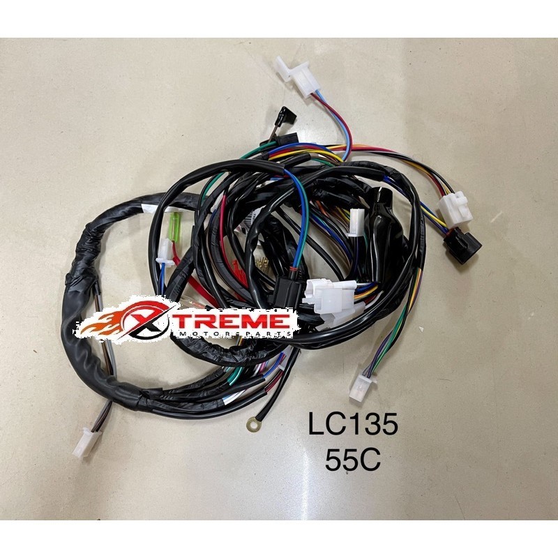 YAMAHA LC135 NEW 55C 5SPEED CLUTCH FULL SET WIRING BODY SET WIRING ...