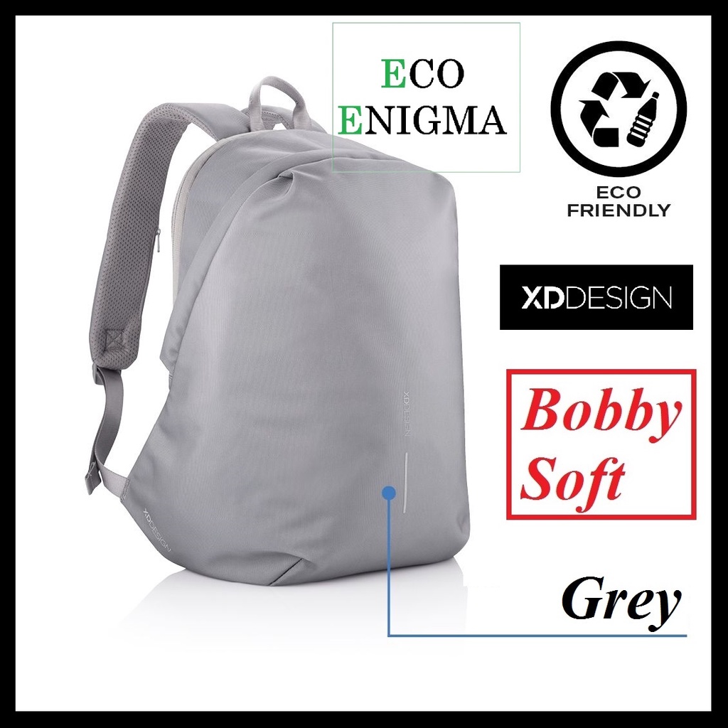 Bobby Soft Anti-Theft Backpack to fit every style - Grey - XD Design ...