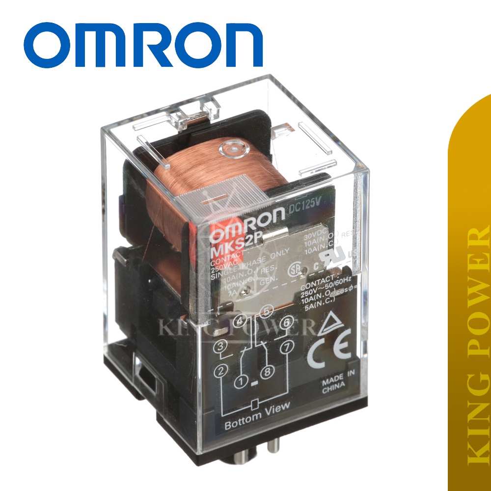 Omron MKS2P 8 Pin Power Relays AC240V DC24V (100% ORIGINAL ) | Shopee ...