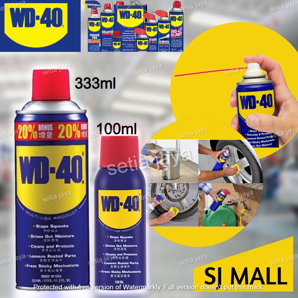 WD40 Anti-Rust Spray WD-40 Lubricant Protection Spray / Minyak Semburan ...
