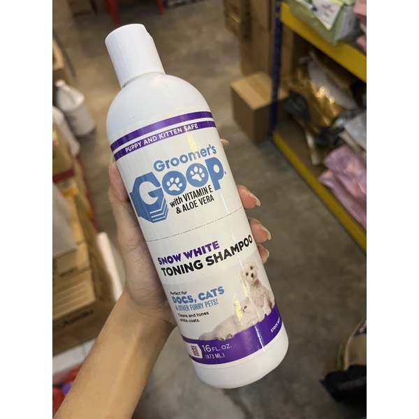 groomer goop Snow White toning shampoo 16oz | Shopee Malaysia