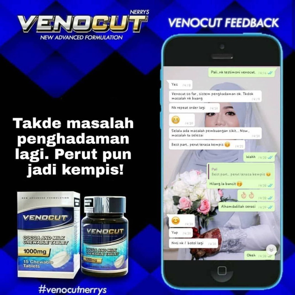 🔥CEPAT KURUS🔥 VENOCUT DETOX TABLET | Shopee Malaysia