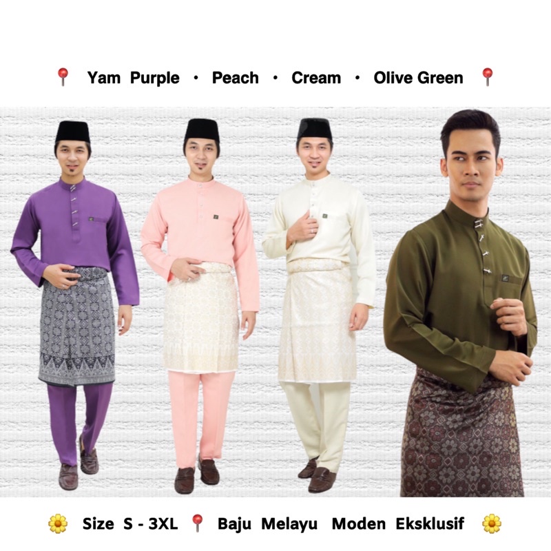 Baju Melayu Raya 2023 . Baju Melayu Cekak Musang . Baju Melayu Sakura ...