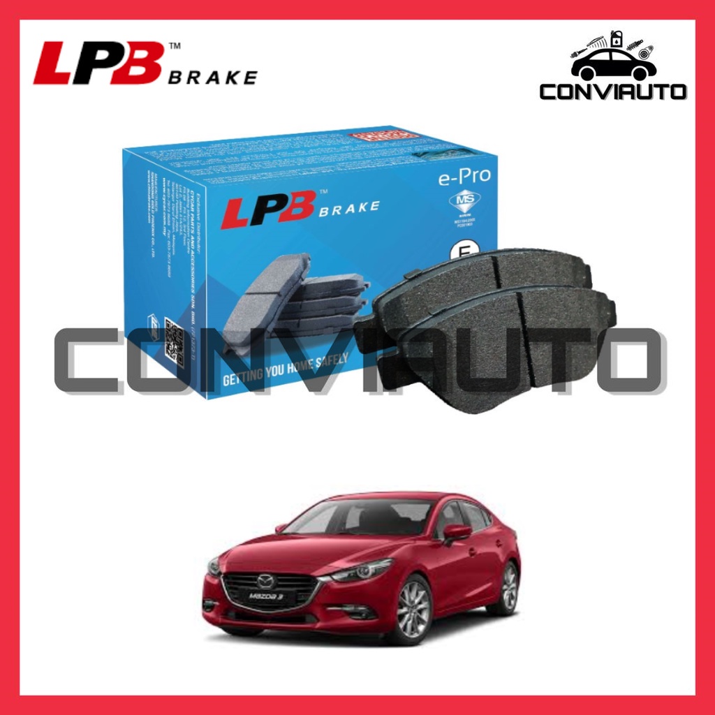 MAZDA 3 BM SKYACTIV 2.0 2014~ FRONT LPB DISC BRAKE PAD (A20070 ...