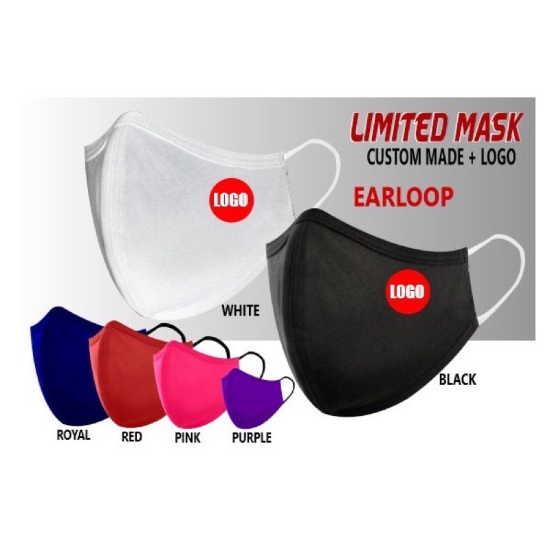 Custom Face Mask - Logo Sendiri - Earloop (3ply) | Shopee Malaysia