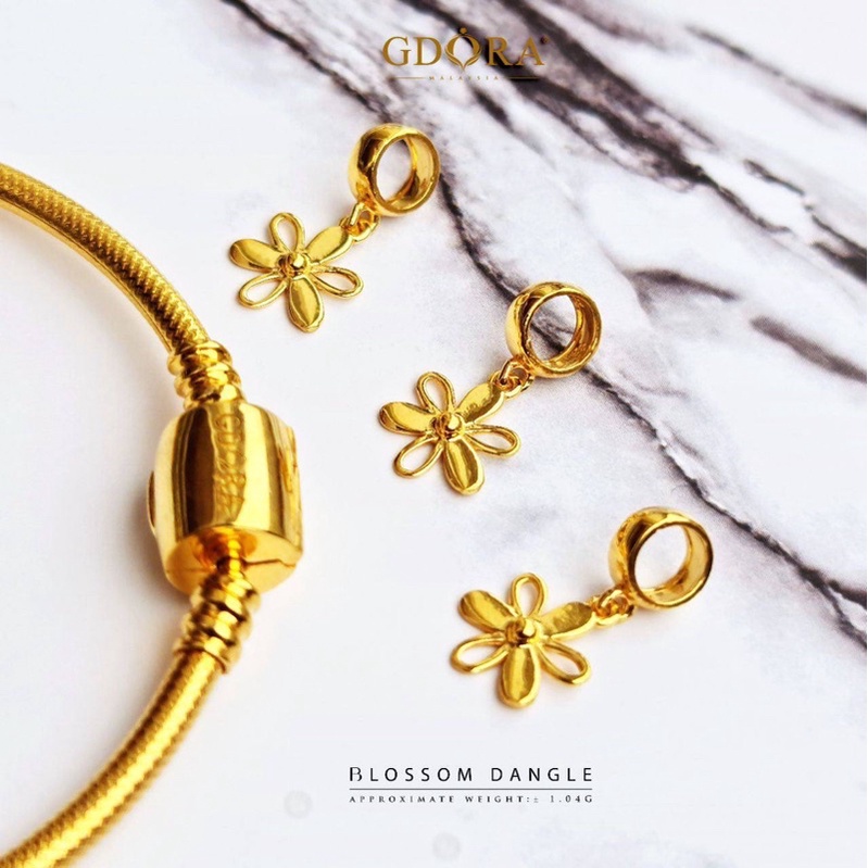 Niza Dora Gold Gdora Blossom Dangle | Shopee Malaysia