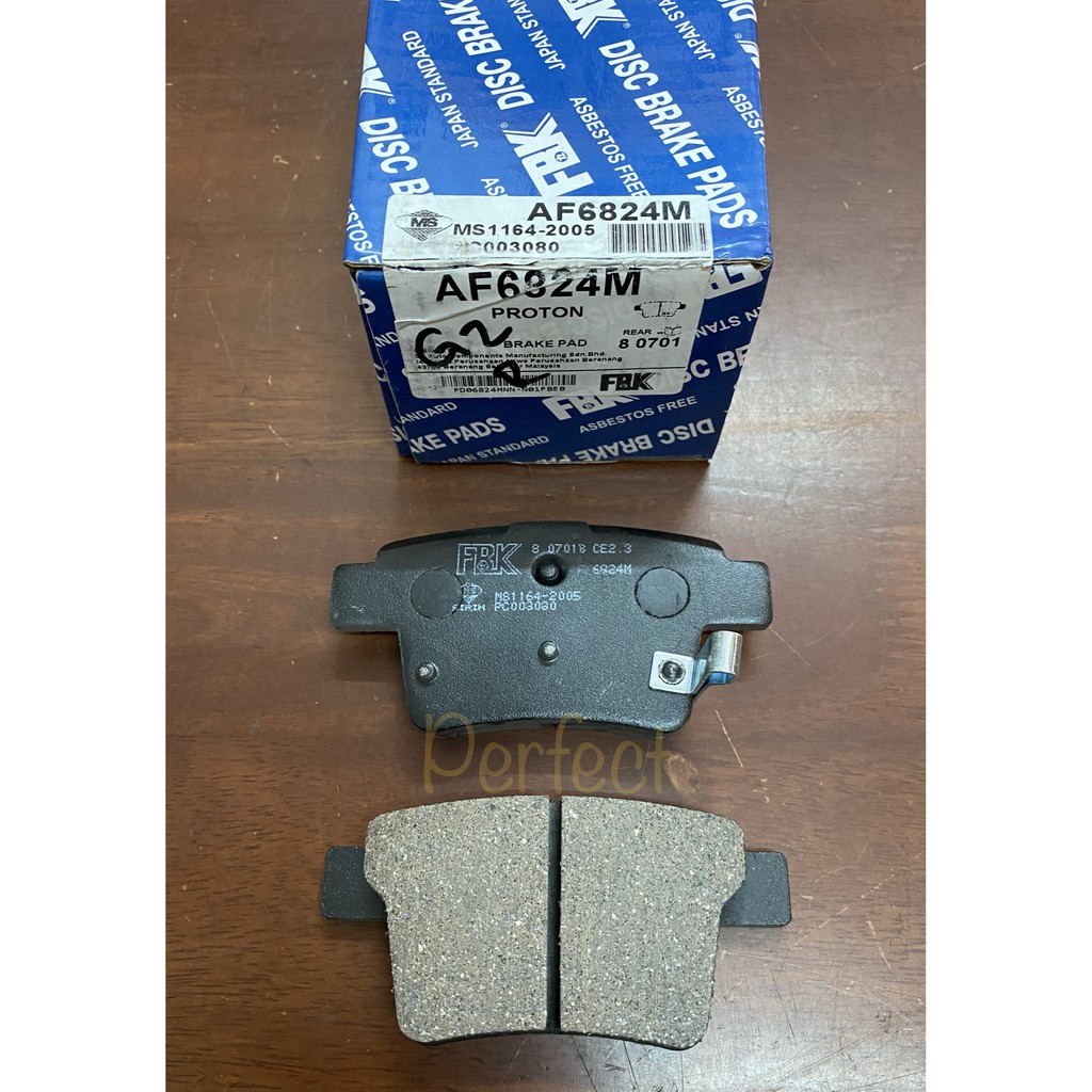 Brake Pad REAR FBK Gen2 /Persona Old /Satria Neo | Shopee Malaysia