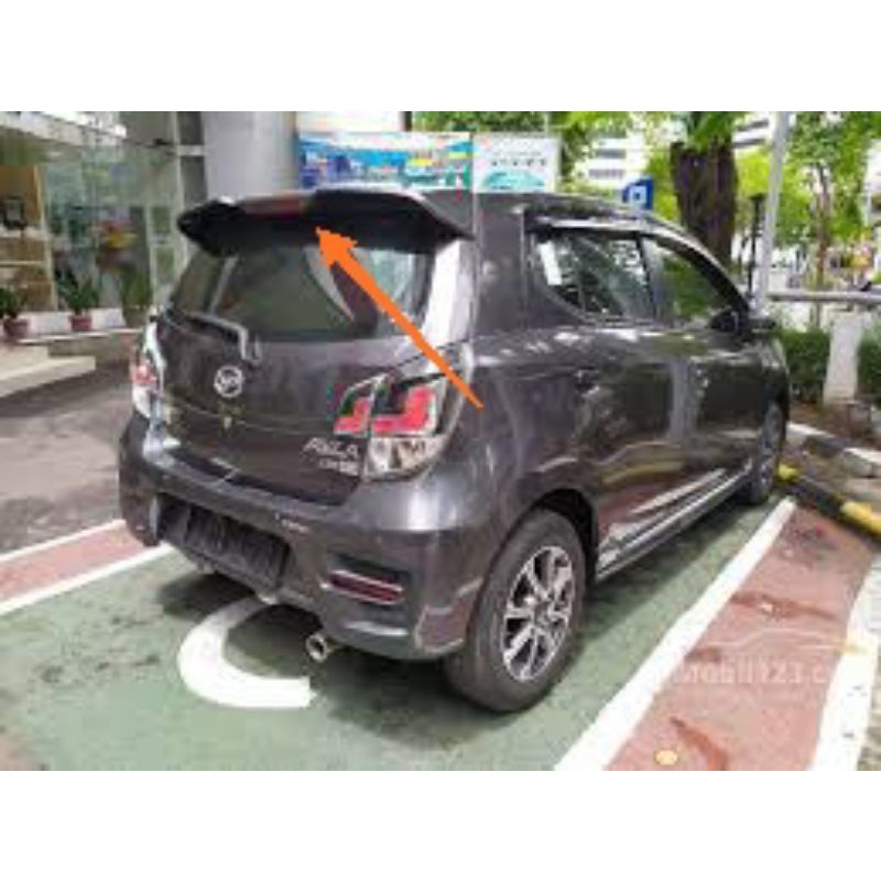 Rear spoiler original axia wigo agya ayla incl. lamp | Shopee Malaysia