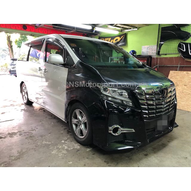 Toyota Alphard ANH10 2003 2007 convert AGH30 2015 2016 2017 Front ...