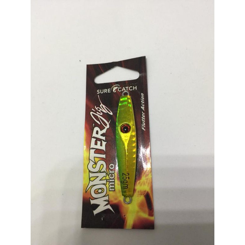 Sure catch monster Jig micro Flutter action 30g & 25g | Shopee Malaysia