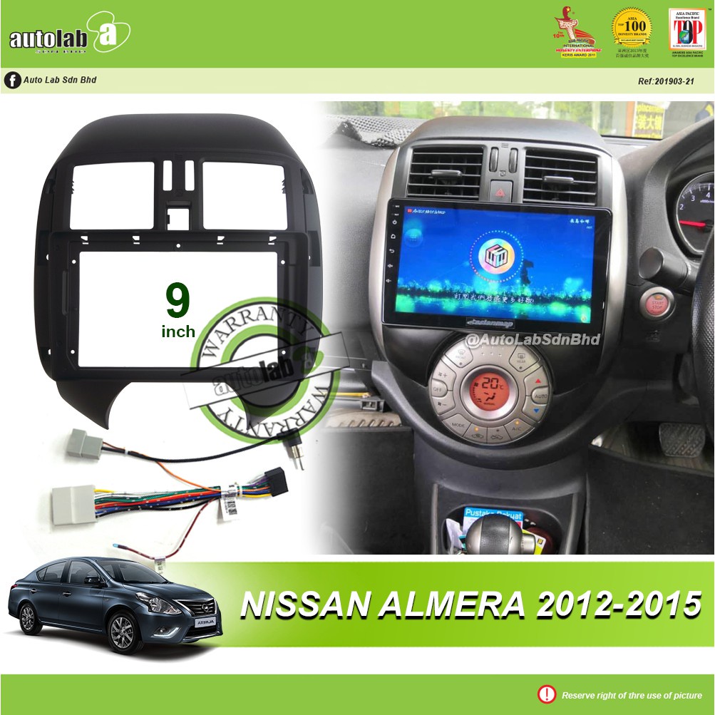 Android Player Casing Nissan Almera ( with Socket Nissan CB-12 ...