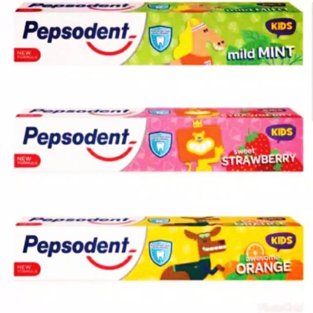 Pepsodent Kids Toothpaste 50 Grams Of All Variants (children's ...
