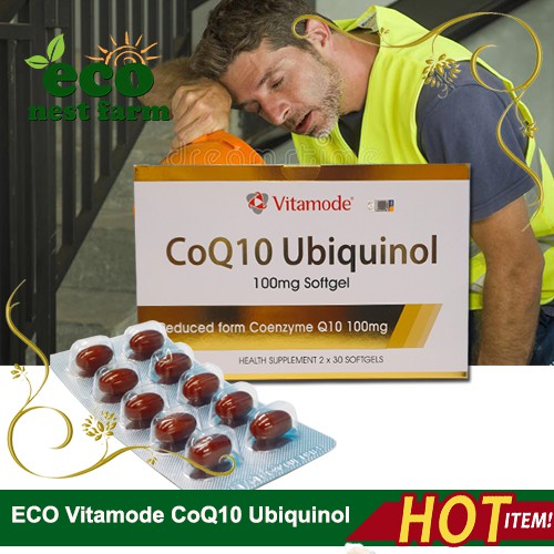 COQ10 Supplement VITAMODE UBIQUINOL 100MG SOFTGEL 3 x 10 | Shopee Malaysia