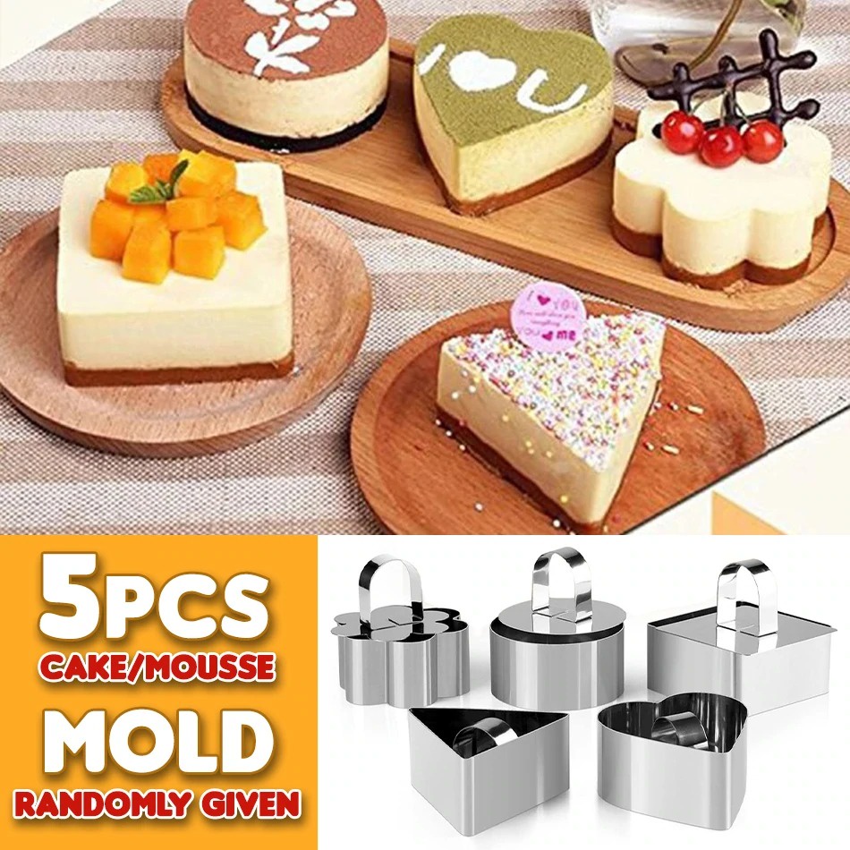 Flexfitt [ 1 PC ] Cake Mousse Mold Various Shape / Acuan Kek Mousse ...