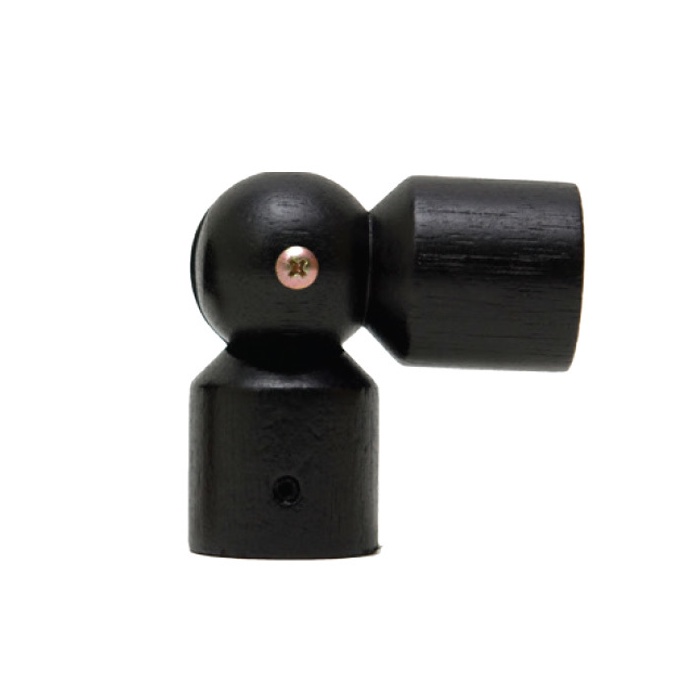 Curtain Rod Corner Connector Sudut Penyambung Joiner L Shape Bay Window ...