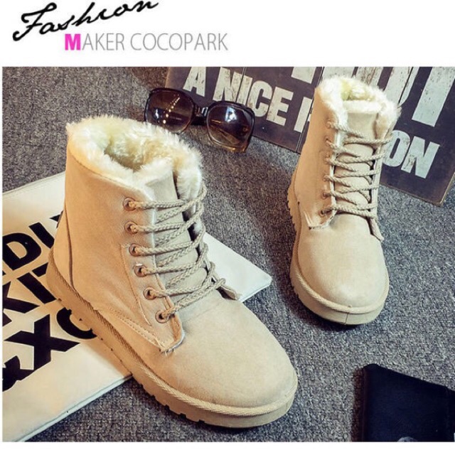 Korean snow boots (ready stock) | Shopee Malaysia