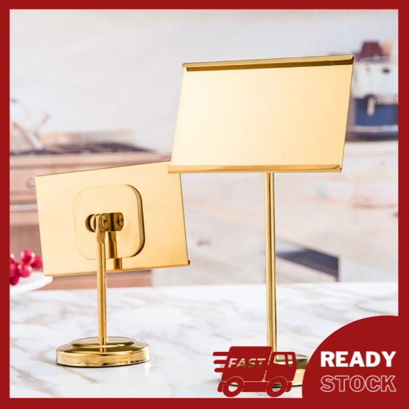 PREMIUM Gold-Plated Buffet Card Stand / Name Card Display Holder ...