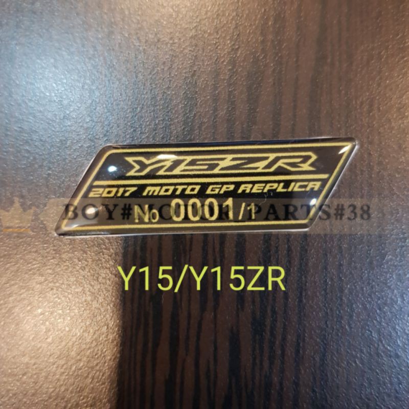 YAMAHA Y15 Y15ZR LC135 125ZR STICKER TIMBUL LOGO MOTOR MOTO GP REPLICA ...