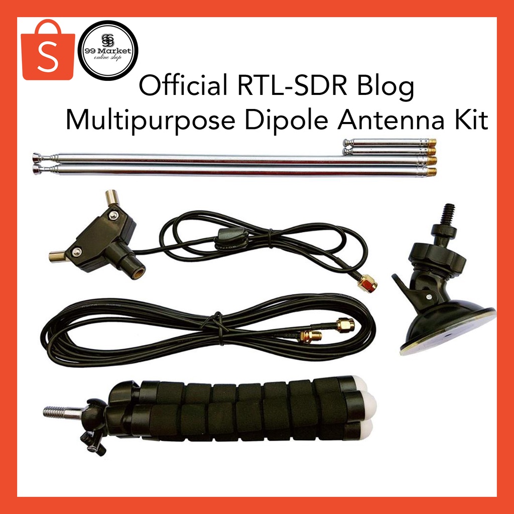 Rtl-sdr Blog Antenna Dipole Kit Multipurpose RF Antenna Radio RTL SDR ...