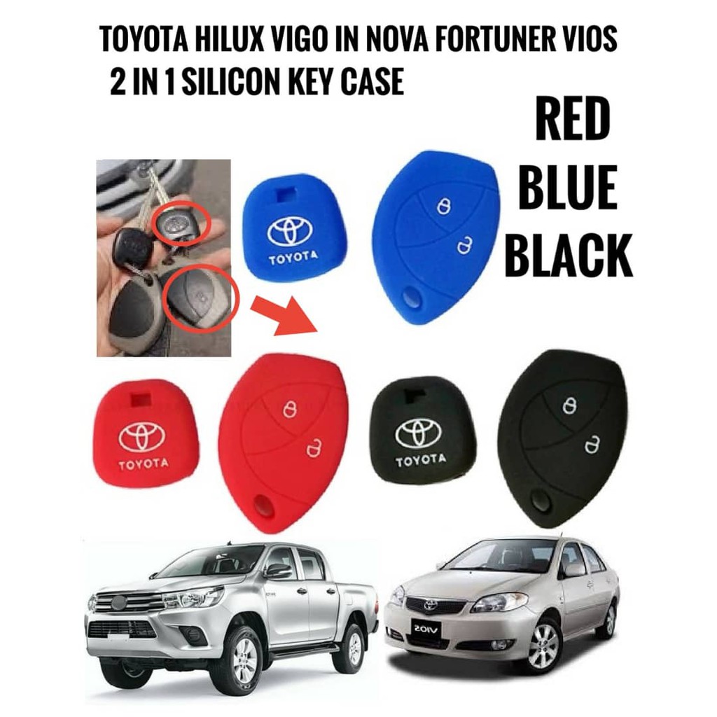 Car Remote Control Key Case Cover Hilux Innova Fortuner Vios Alarm ...