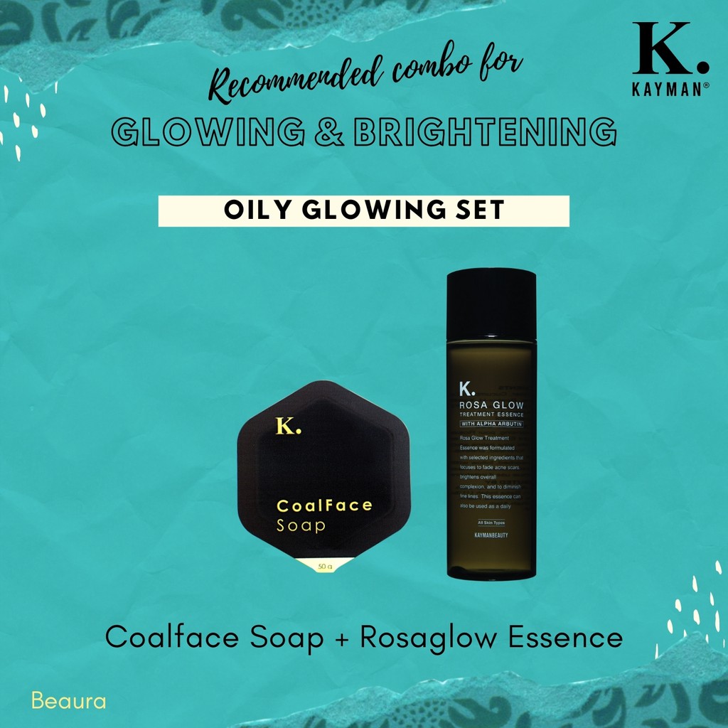 KAYMAN Hyalumelon Toner Moisturizer CoalFace SOAP Rosa Glow Essence ...