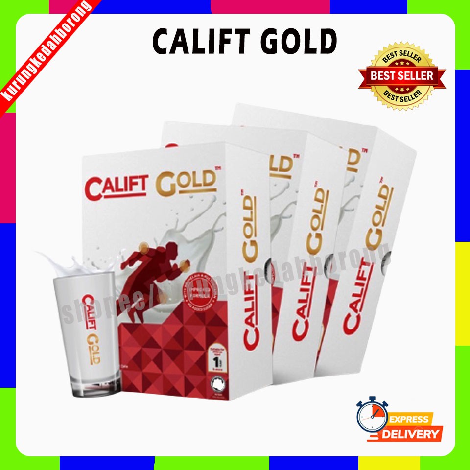 Susu Calift Gold Untuk Tulang dan Sendi Free Shaker Original HQ 💯 ...