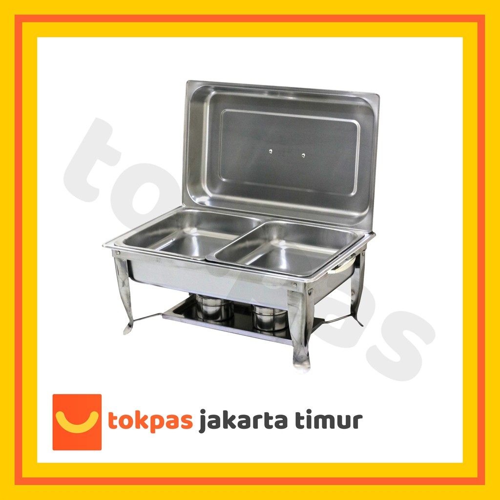 [GOJEK/GRAB SPECIAL] Full Size Buffet Food Heater Chafing Dish 9 Liter ...