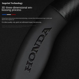 Honda Steering Wheel Cover Carbon Fiber Leather Steering Wheel Cover ...