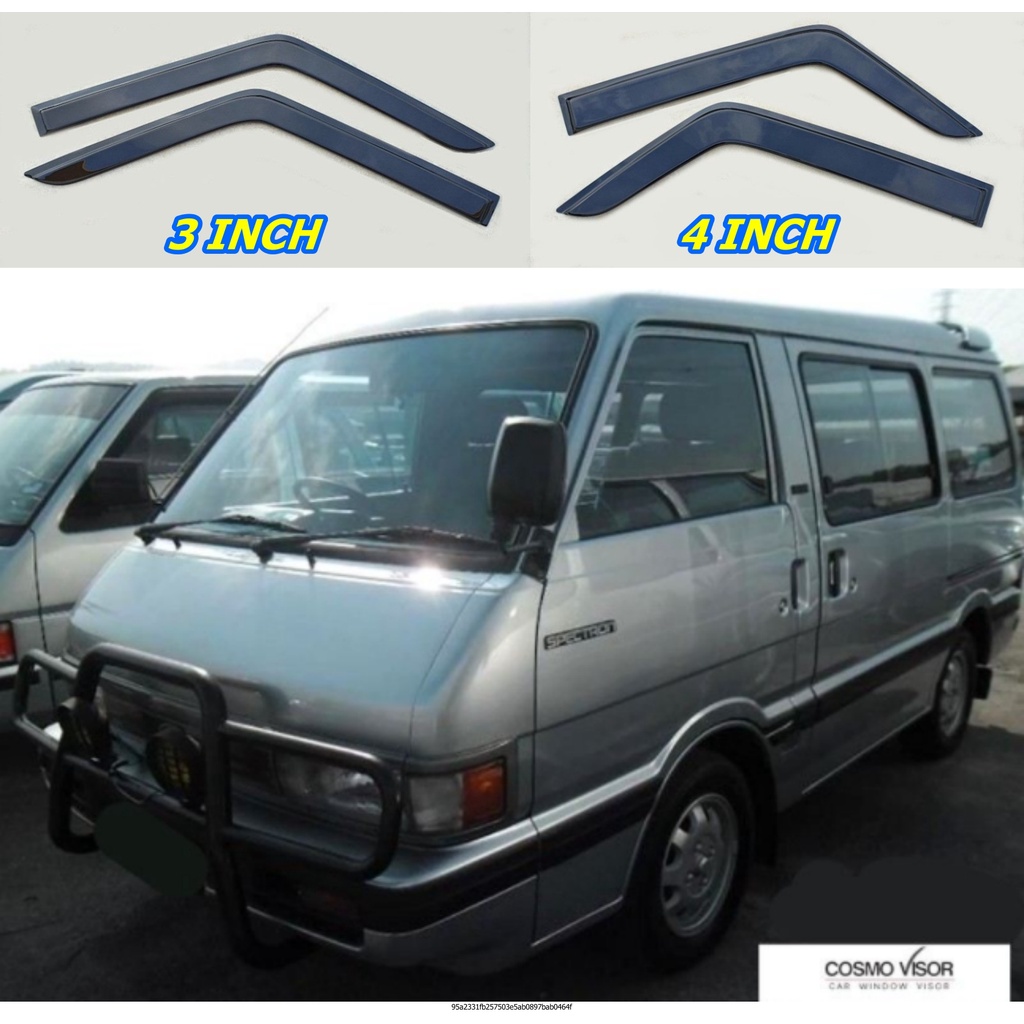 FORD SPECTRON VAN 2DOOR 1983 - 1999( SMALL 3" / MEDIUM 4") DOOR VISOR ...