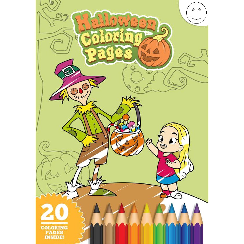 HALLOWEEN COLORING BOOK - DIGITAL DOWNLOAD | Shopee Malaysia