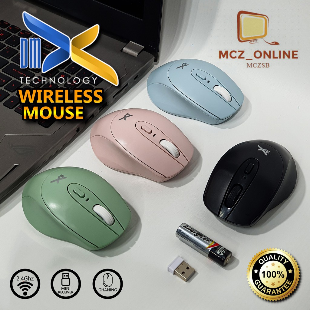 [READY STOCK] DMX 2.4Ghz WIRELESS MOUSE OFFICE WIRELESS MOUSE BASIC WIRELESS MOUSE HI QUALITY ...
