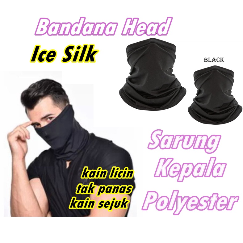 Motosikal Head Cover Cool Sleeve Sarung Kepala CAp Mask Topeng Muka ...