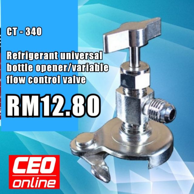 CEO 🇲🇾 Cap Tap R410a R134a R22 R600a Gas Universal Cap Tap Valve Aircond Refrigerant Peti Sejuk ...