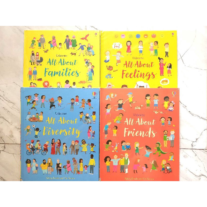 Usborne ORIGINAL All about feelings/ Friends / Families / Diversity ...