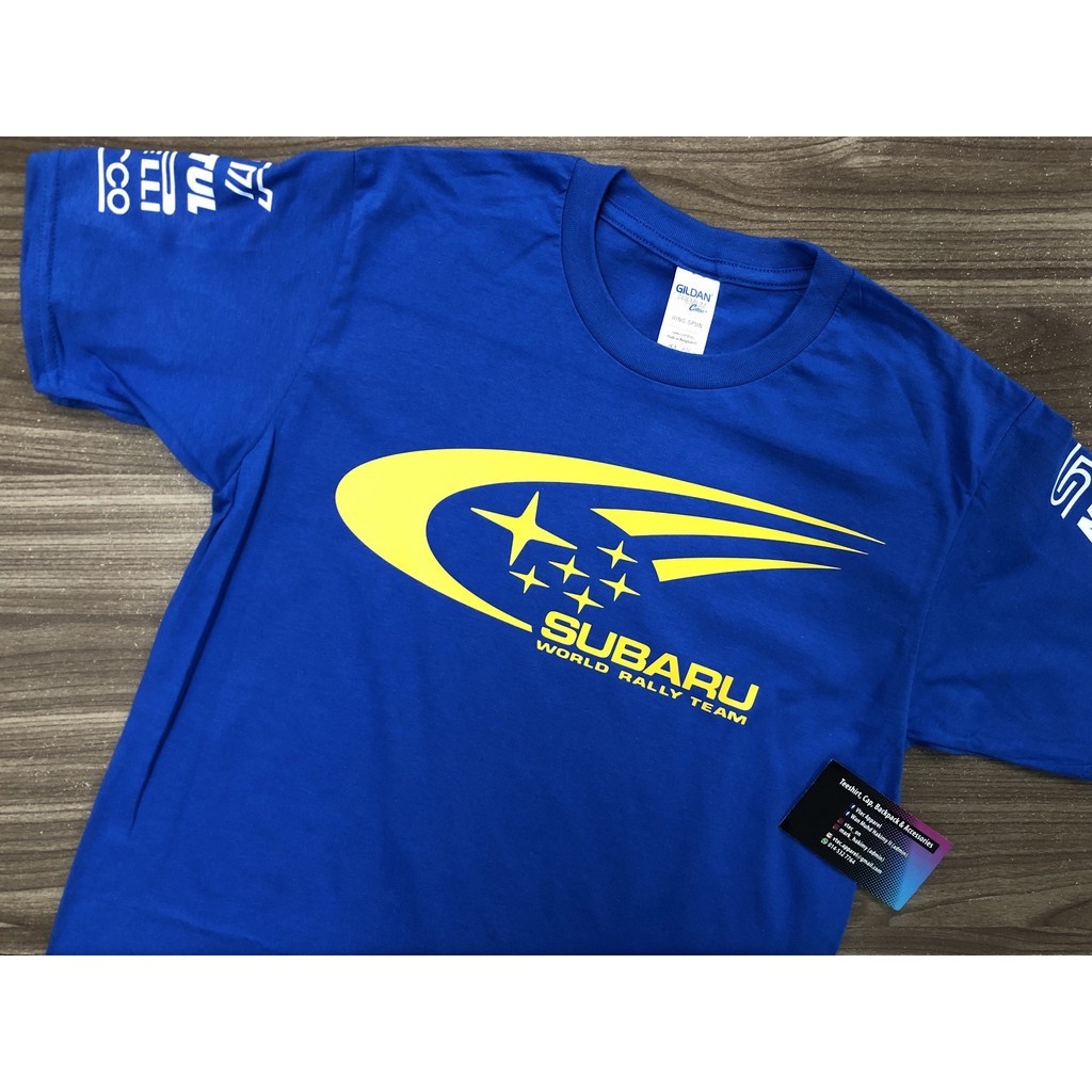 Subaru World Rally Team Motorsport *D1 (Royal Blue Tshirt) | Shopee ...