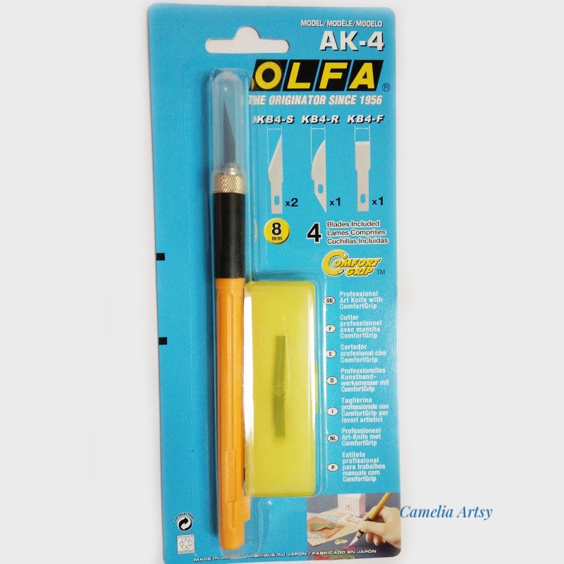 OLFA AK-4 Japan Cutter Art Knife PRO Cutters with 4 Blades🔥offer🔥 | Shopee Malaysia