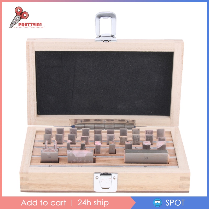 [PrettyiadaMY] 32Pcs/Set 2 grade Inspection Block Gauge Test Caliper ...