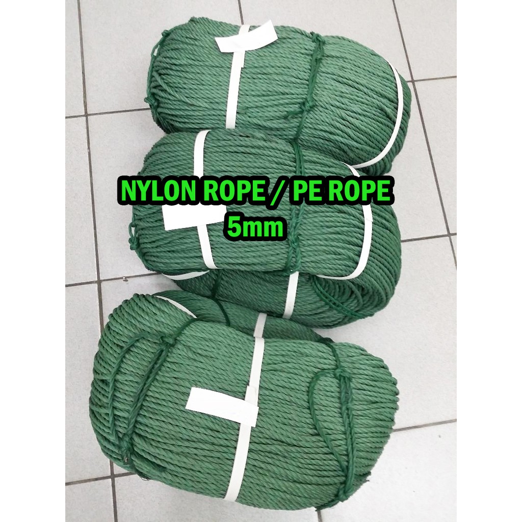 (BIG ROLL)~4.8KG/ROLL TALI NYLON / TALI PE # NYLON ROPE / PE ROPE ...