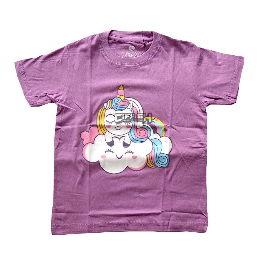 Cute Unicorn Girls Clothes Age 1 2 3 4 5 6 7 8 Years | Shopee Malaysia