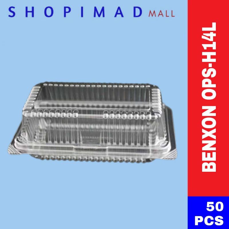 [50PCS] BENXON OPS-H14L PLASTIC TRAY WITH LOCK | BEKAS KUIH ...