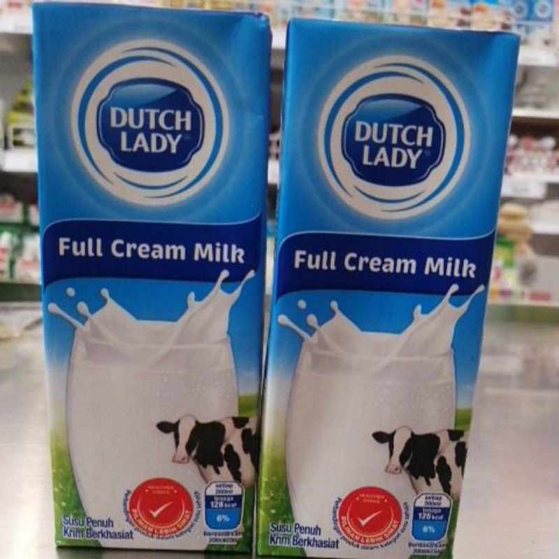 Dutch Lady Full Cream Milk 200ml | Shopee Malaysia